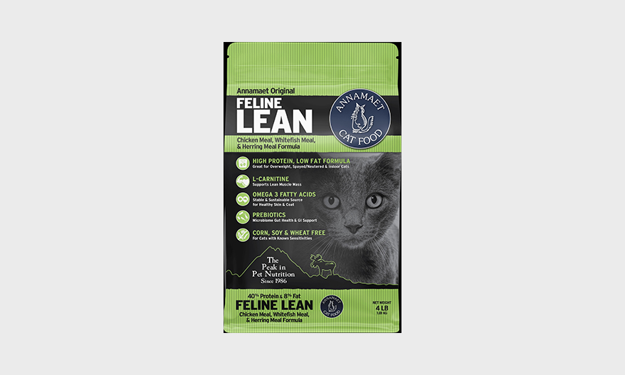 Annamaet Petfoods Introduces Feline Lean Healthy Weight Formula for ...